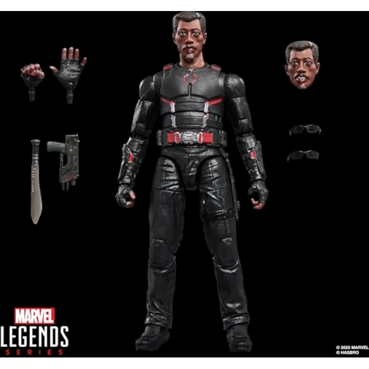 Marvel Legends Series Marvel's Blade, Action-Figur mit 7 Accessoires ...