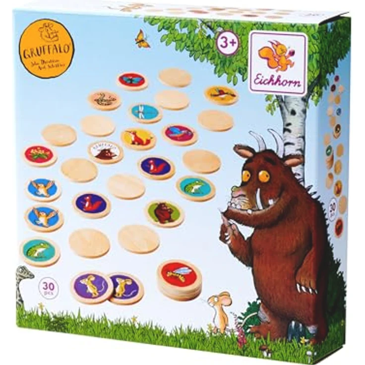 Eichhorn Gruffalo Erinnere Dich, Kartenlegespiel mit farbenfrohen ...