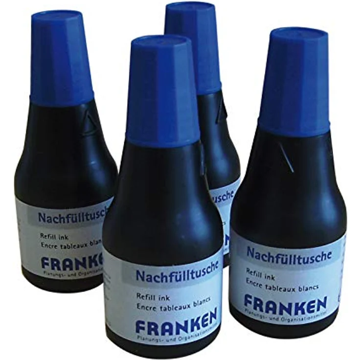 FRANKEN Füllhalter, Tinte blau, 4x 25 ml Packung: Tests, Infos ...