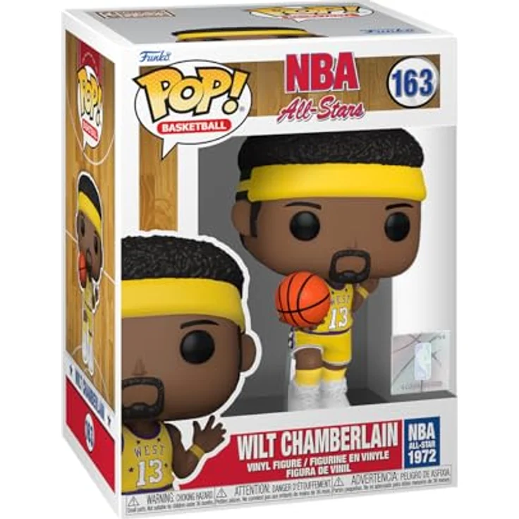 Funko POP! NBA Legends - Wilt Chamberlain (1973) Vinyl-Sammelfigur - 9 ...