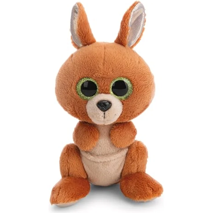 NICI Kuscheltier GLUBSCHIS Känguru Kanni-Manni 15cm, braun, aus ...