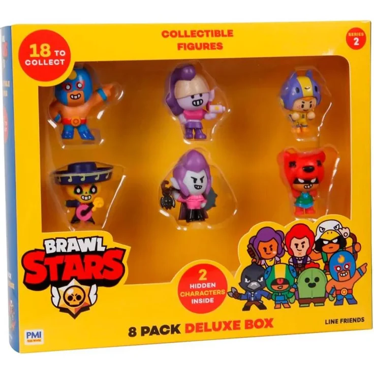 P.M.I. Brawl Stars S2 Figur 8-verb-einheiten, Sammelfigur in Gelb, One ...