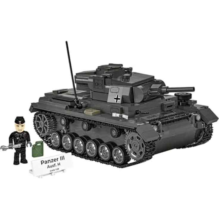COBI Panzer III AUSF. H, Modellfahrzeug im Maßstab 1:28, Bausteine made ...