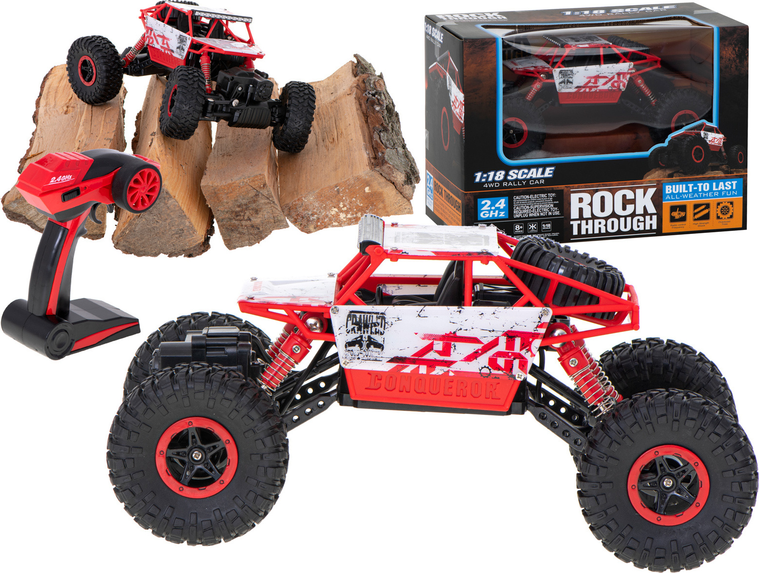 KIK RC Rock Crawler HB 2.4GHz 1:18, ferngesteuertes Auto in rot: Tests ...