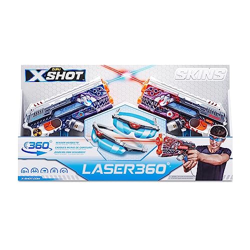 ZURU XShot - Skins Laser 360° Blaster Set, Lasertag-Erlebnis für bis zu ...