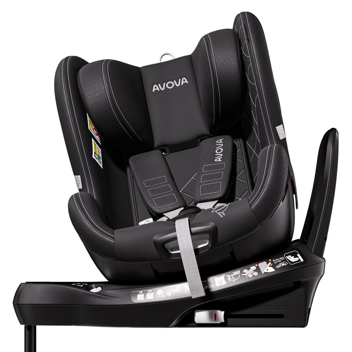 Avova Alera X1 Reboarder-Kindersitz, 360° drehbar, für Kinder 3 Monate ...