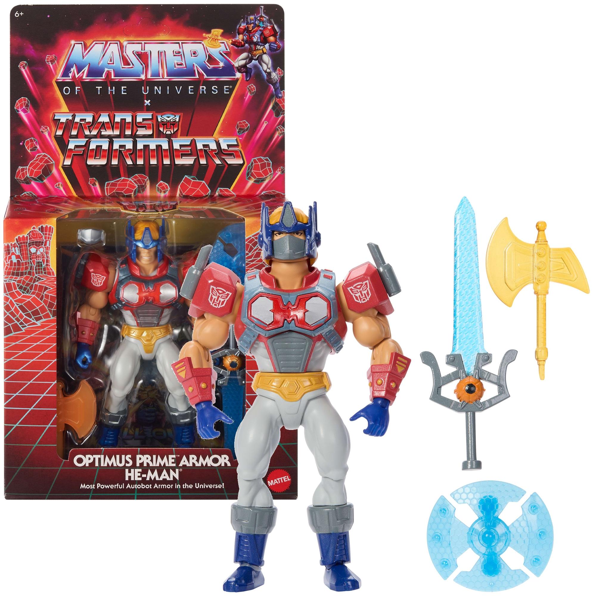 Masters of the Universe Transformers Optimus Prime Figur, 14 cm, 16 ...