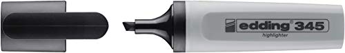edding 345 Textmarker - grau - 1 Highlighter - Keilspitze 2-5 mm ...