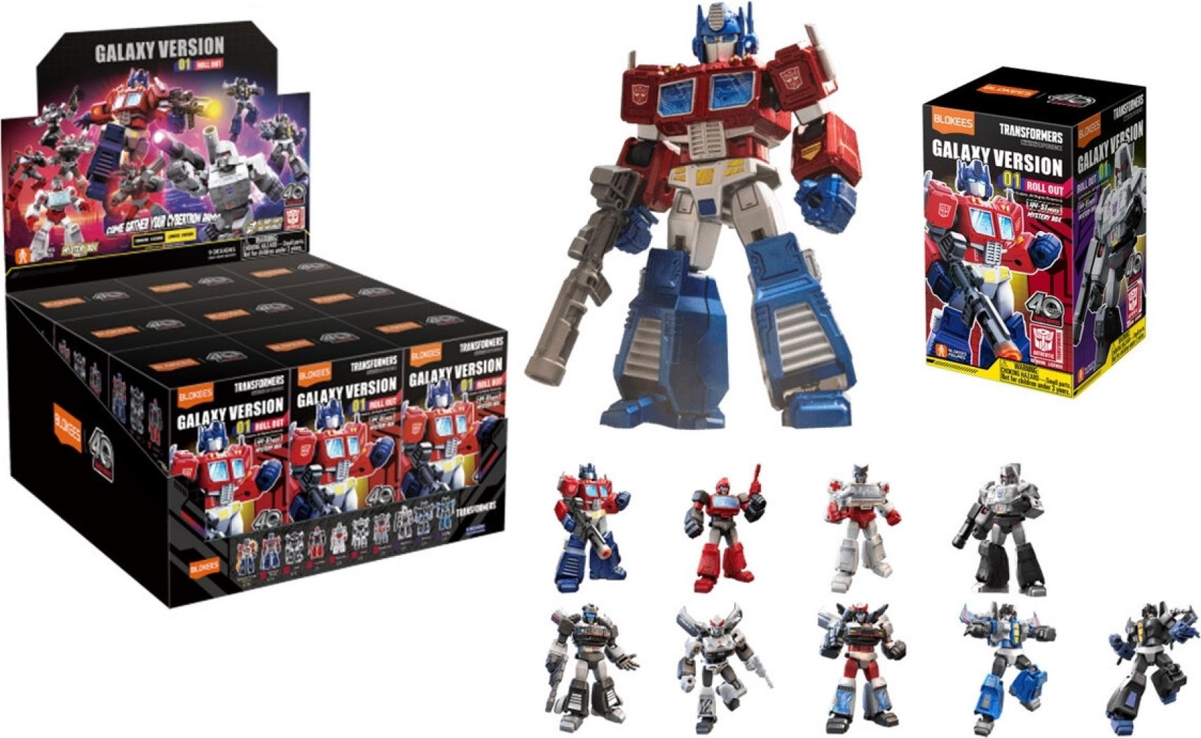 Dickie Blokees Transformers Galaxy 01, Bausatz bewegliche Figur mit 44 ...