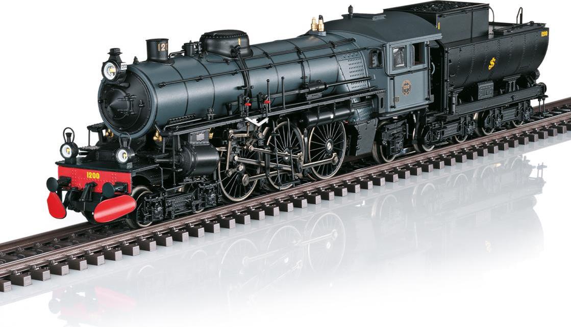 Märklin 39490 H0 Dampflok Litt F 1200 der SJ (H0 (1:87)) - Modell einer ...