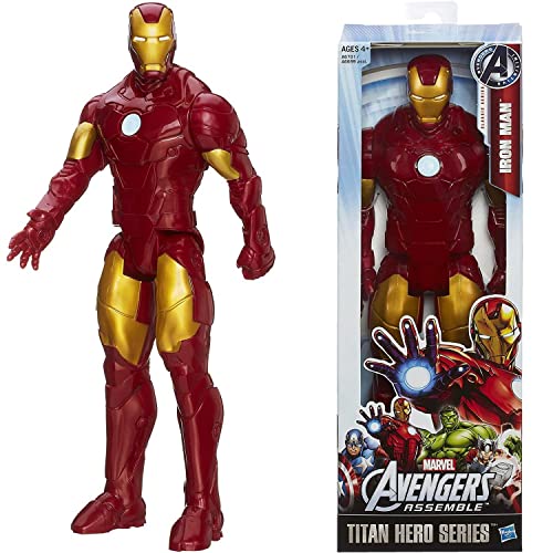 Avengers Series Marvel Assemble Titan Hero Iron Man 12" Action Figure ...