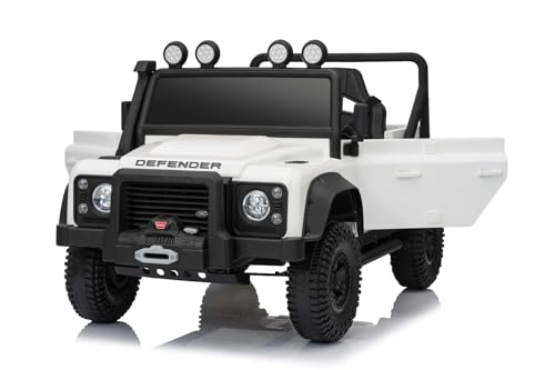Beneo Elektrisches Kinderfahrzeug Land Rover Defender 110 SVX, 12V ...