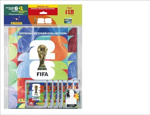 Panini FIFA World Cup 2026 Sticker Collection Starter Pack, Sammelalbum ...
