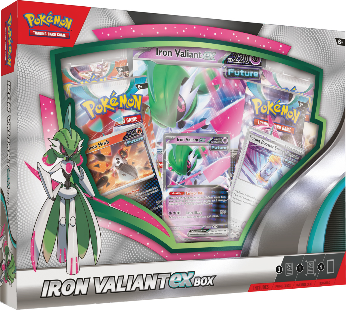 Nintendo Pokémon TCG - Iron Valiant ex Box - EN, Sammelkarten mit ...