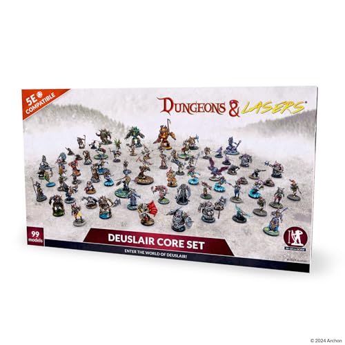 Archon Studio Dungeons & Lasers - Deuslair - Core Set, 99 unbemalte ...