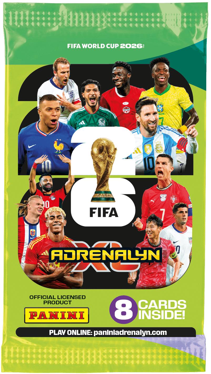 Panini Adrenalyn XL FIFA World Cup 2026 Booster Flow Pack Trading Cards ...