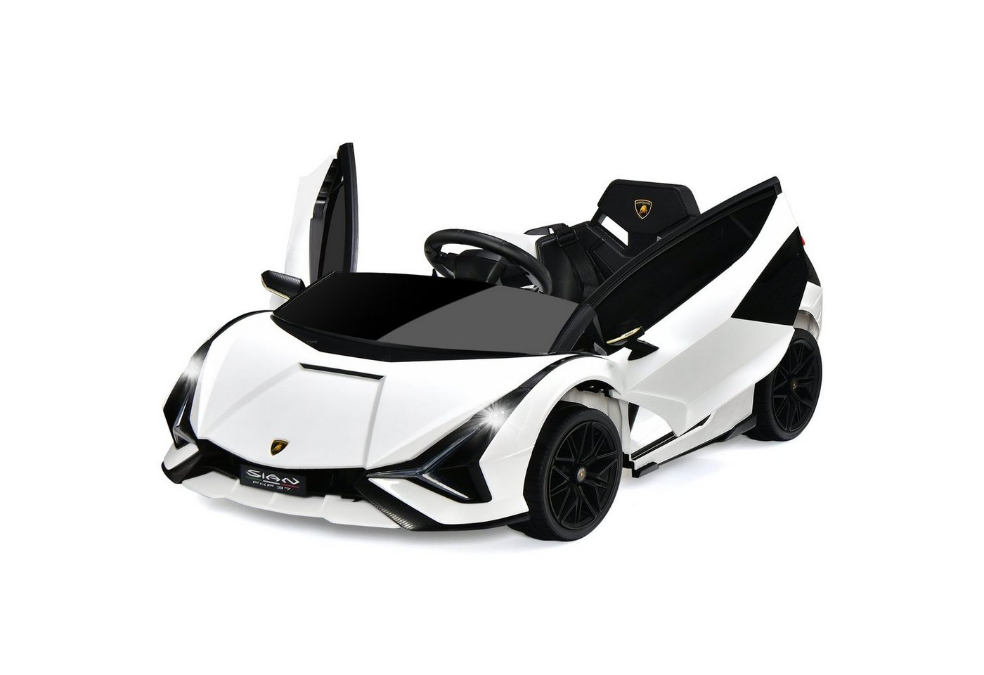COSTWAY Elektro-Kinderauto 12V Lamborghini, 3-5km/h, weiß: Tests, Infos ...