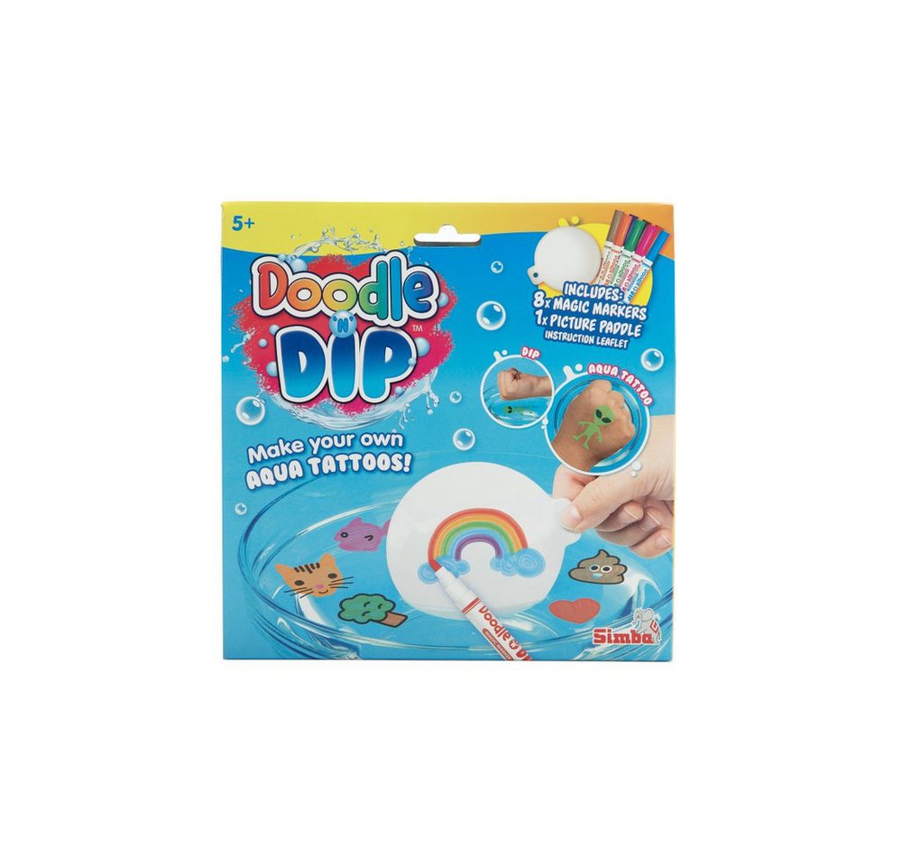 SIMBA Sticker Kreativset Doodle `N` Dip, Kreativset für Kinder mit ...