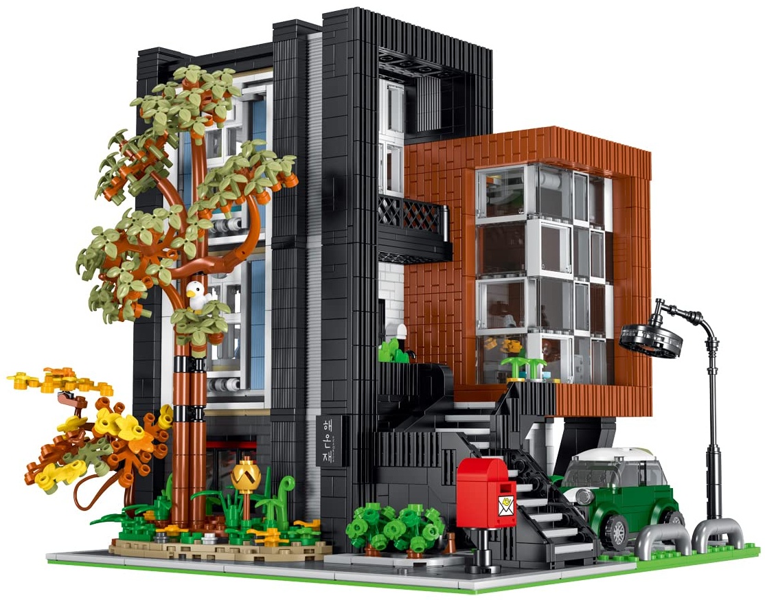 Reobrix Mork 10205 Moderne Villa Bausteine, Klemmbausteine Haus ...