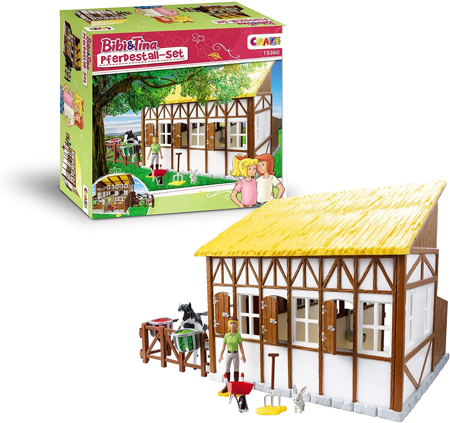 Bibi & Tina Pferdestall Set Figur Pferd Zubehör: Tests, Infos ...