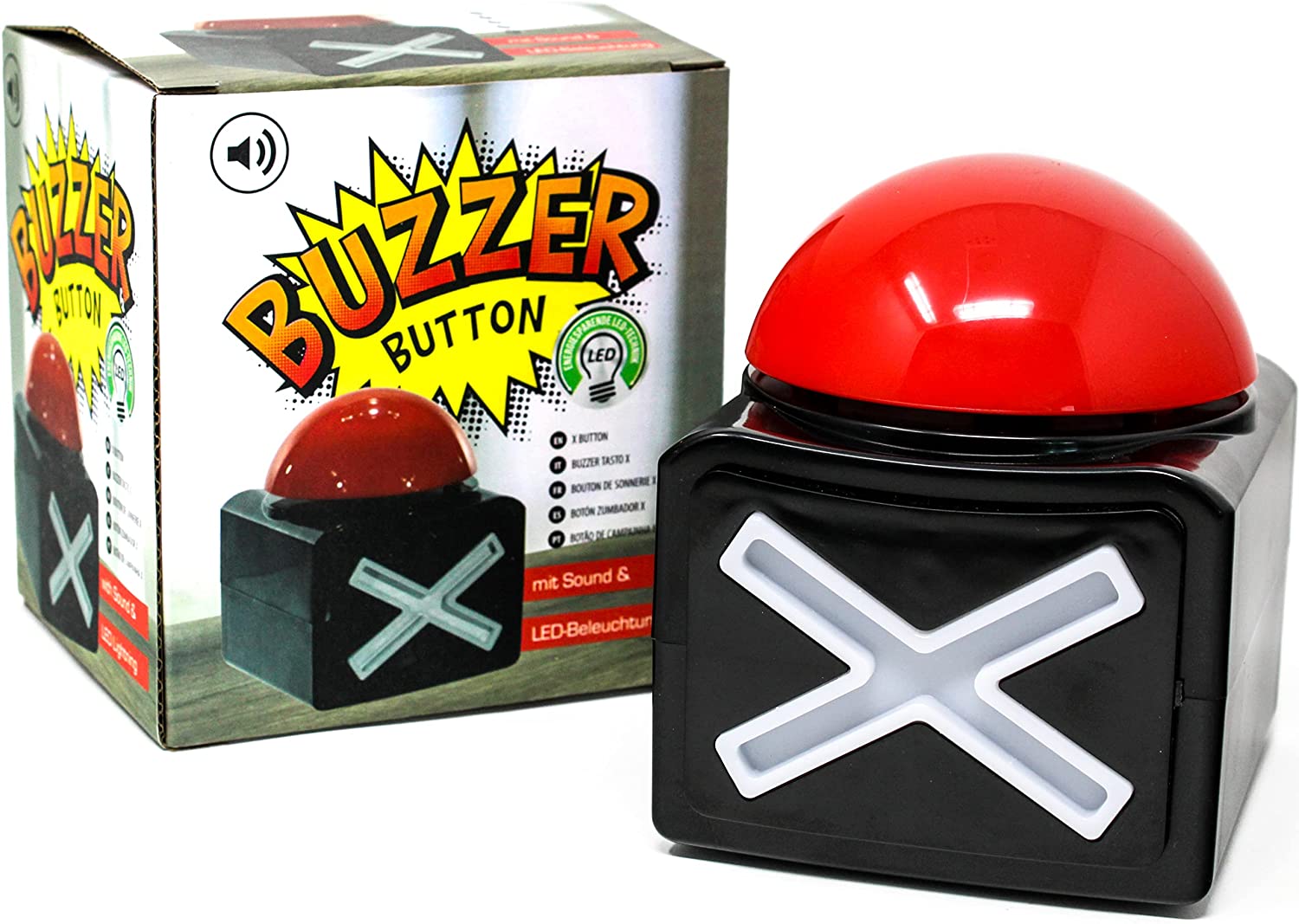 Buzzer Button mit LED & Sound: Tests, Infos & Preisvergleich