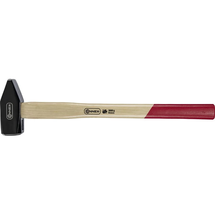 Connex Vorschlaghammer 3000 g mit Hickorystiel, rutschhemmendem ...