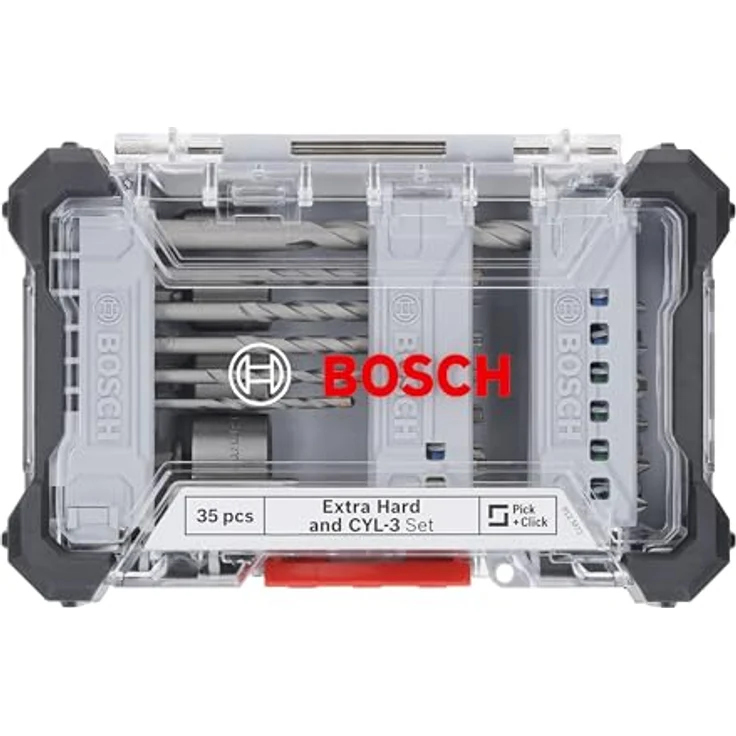 Bosch 35x Extra Hard Schrauberbit- und CYL-3 Bohrer-Set, 35-tlg. für ...