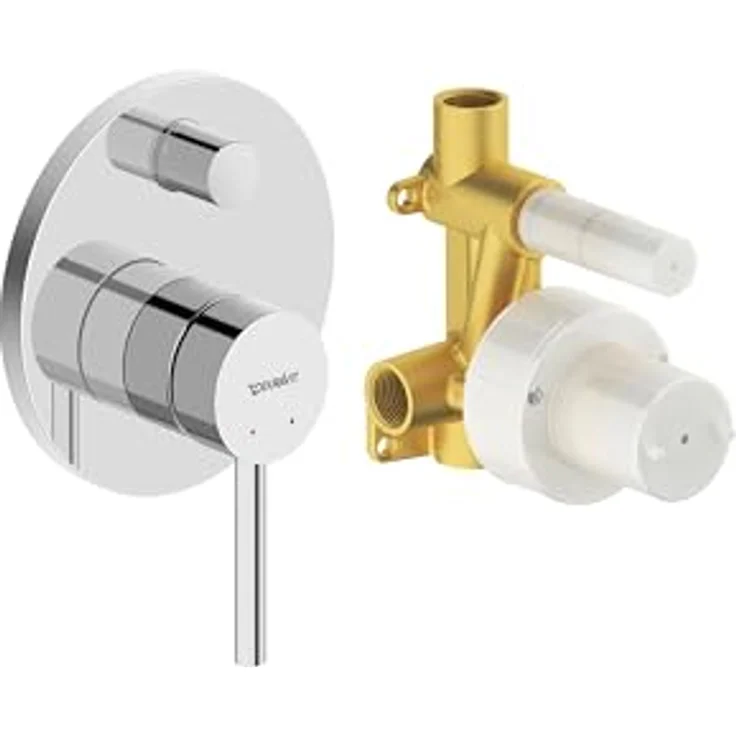 Duravit Circle Unterputz-Duscharmatur für 2 Verbraucher, Einhebel ...