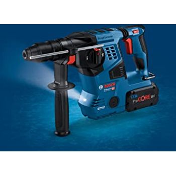 Bosch Professional 18V System Akku-Bohrhammer GBH 18V-28 CF (mit SDS plus, 3,3 J Schlagenergie ...