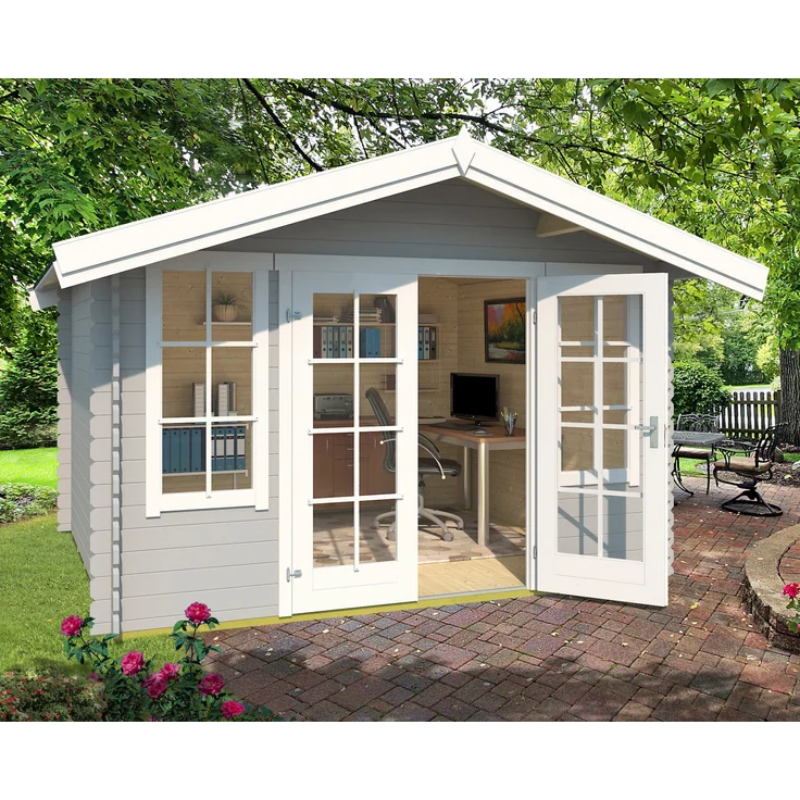 LASITA MAJA Gartenhaus Kalmar 280, BxT: 381x358 cm, mit modernem ...