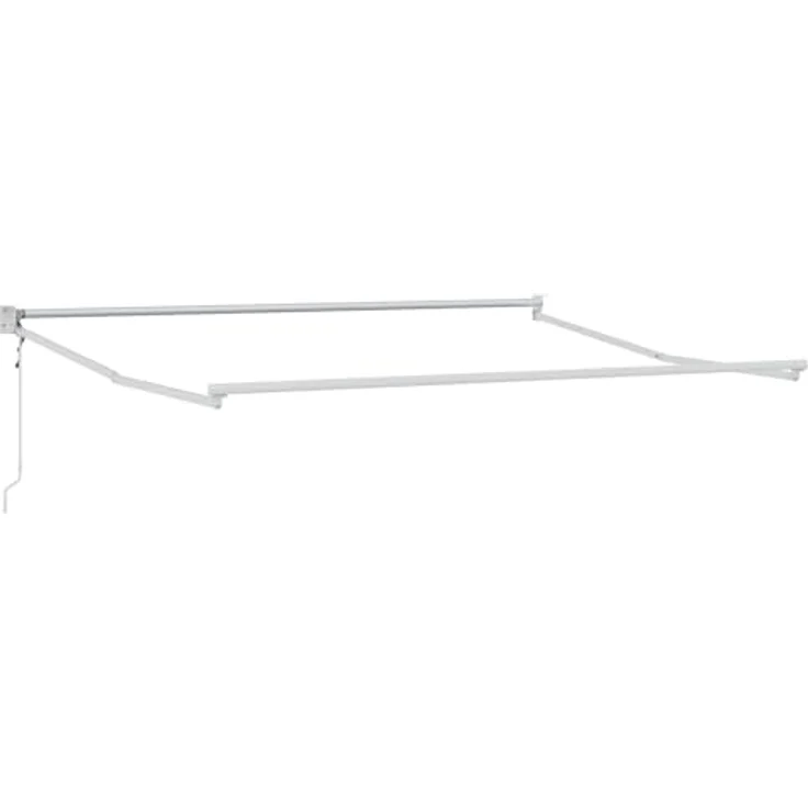 vidaXL Einziehbare Markise, automatisch, gestreift, 350 x 250 cm, UV ...