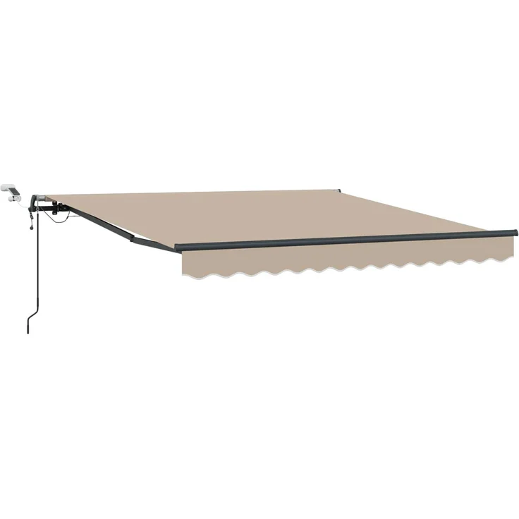 vidaXL Markisenstoff Beige 350 x 250 cm, UV-beständiger und ...