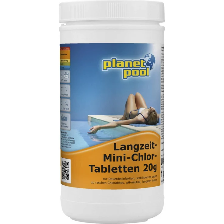 Planet Pool Langzeit-Mini-Chlor-Tabletten 20 g, 1 kg - Rückstandsfrei ...