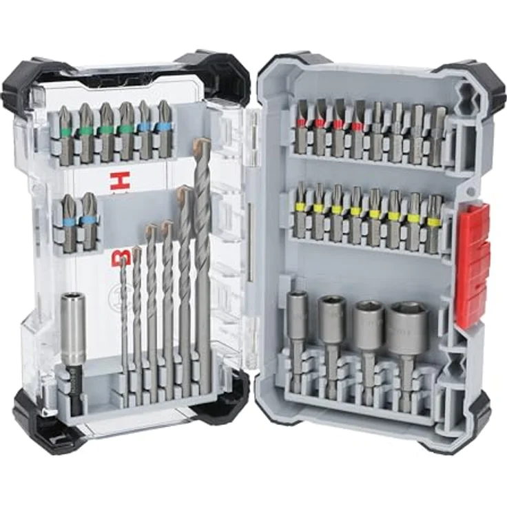 Bosch 35x Extra Hard Schrauberbit- und CYL-3 Bohrer-Set, 35-tlg. für ...