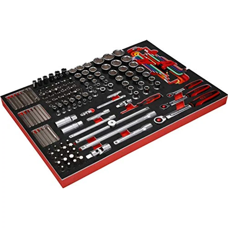 KS TOOLS Premium 159-tlg. Steckschlüssel-Satz 1/4'', 3/8'', 1/2'' in ...
