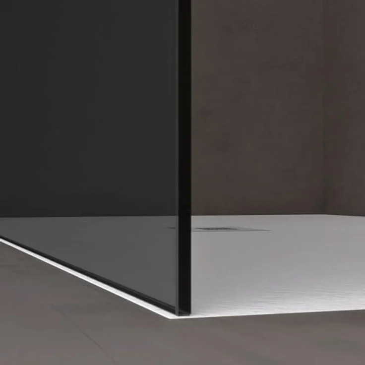 doporro Walk-in-Dusche Duschwand Bremen1VG, 100 cm ...