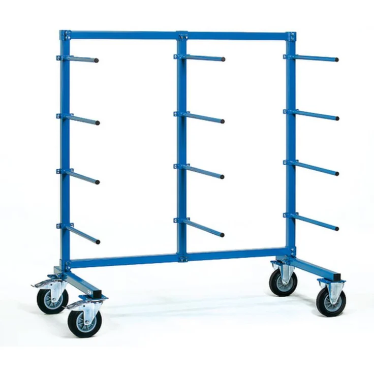 Fetra 4614-1 Tragarmwagen, Stahl pulverbeschichtet, Traglast 500 kg, 12 ...