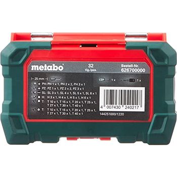Metabo Bit-Box Promotion 32-teilig SP (inkl. Stecknussadapter ...