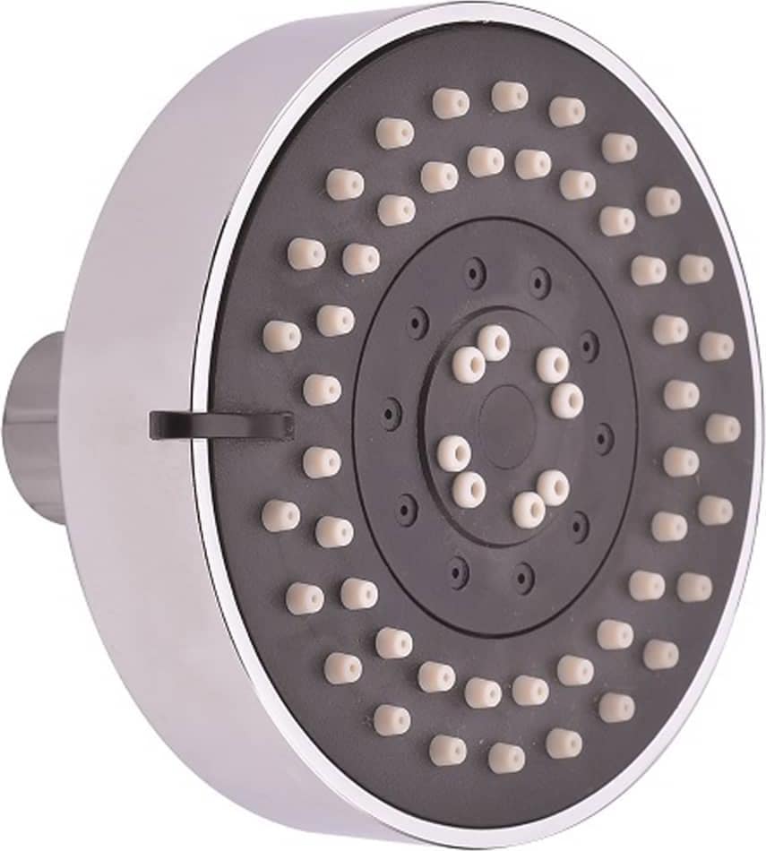 Schütte LEON Kopfbrause, Duschbrause mit 5 Strahlarten, Chromfarben ...