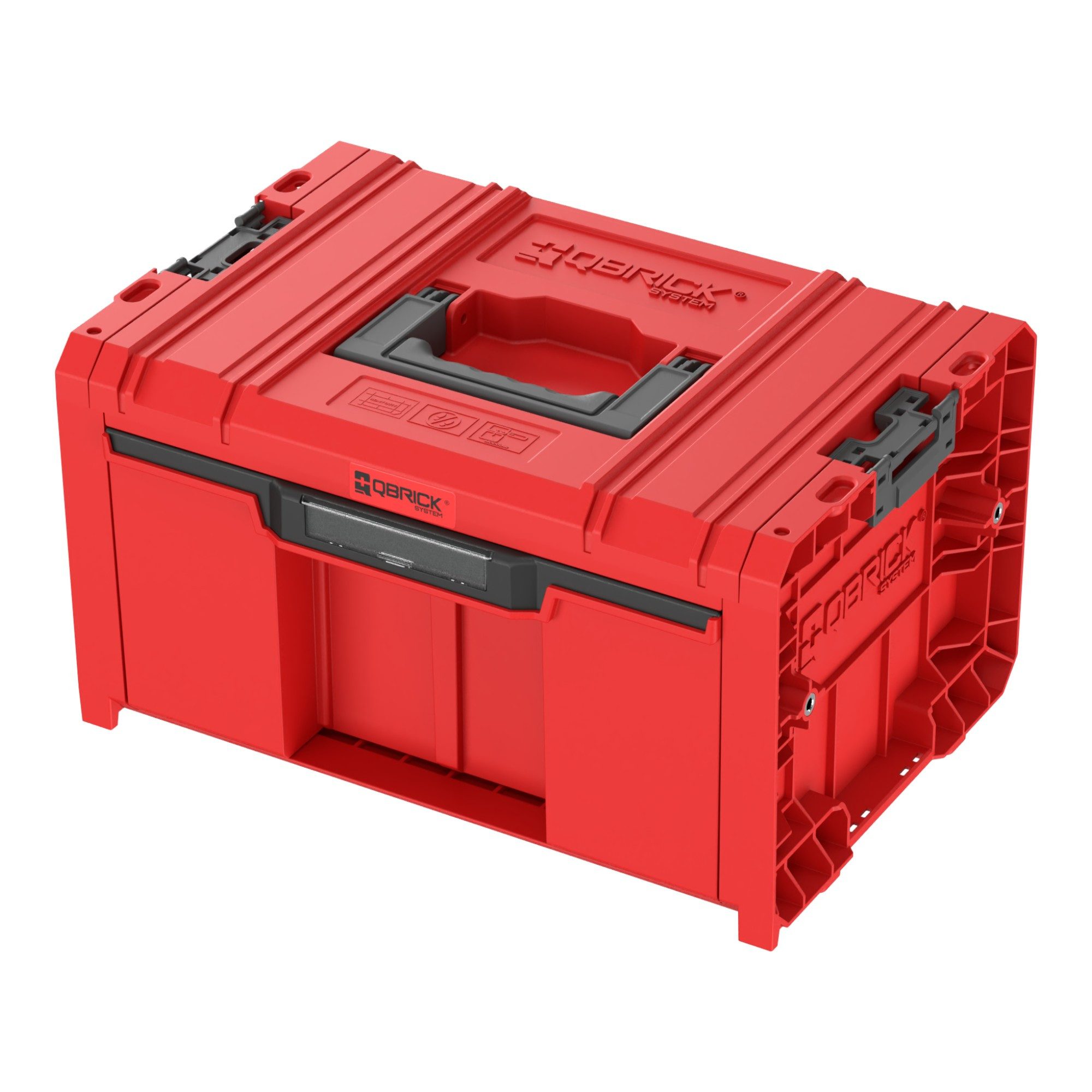 QBRICK System Werkzeugkoffer PRO Drawer 1 Toolbox 2.0 Basic RED Ultra ...