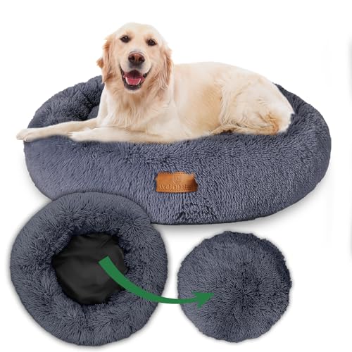 Veddelholzer Ø 60 cm (S) Dunkelgrau Hundebett Katzenbett Hundekissen ...