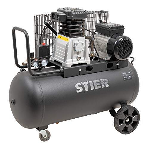 STIER Kompressor LKT 880-10-90, 3000 W, 90 Liter Tank, max. 10 bar ...