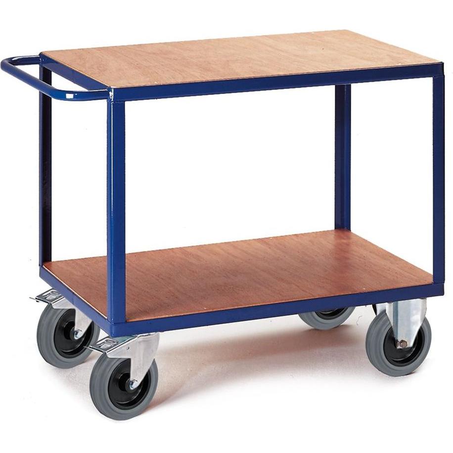 Rollcart Transportwagen 06-7528, blauer Tischwagen mit 600 kg ...