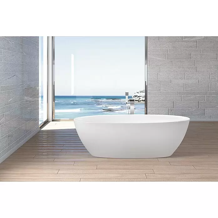 Ottofond Whirlpool Jade, 190 x 94 cm, Sanitäracryl, Weiß, mit Light ...