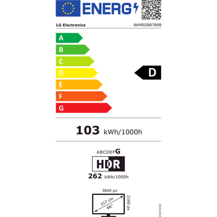 LG 86MRGB87B9B.AEU 218 cm, 86 Zoll 4K Ultra HD Mini RGB evo Smart TV ...