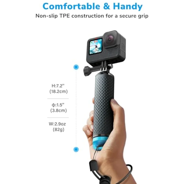 Sametop Schwimmender Handgriff Floating Hand Grip, kompatibel mit GoPro ...