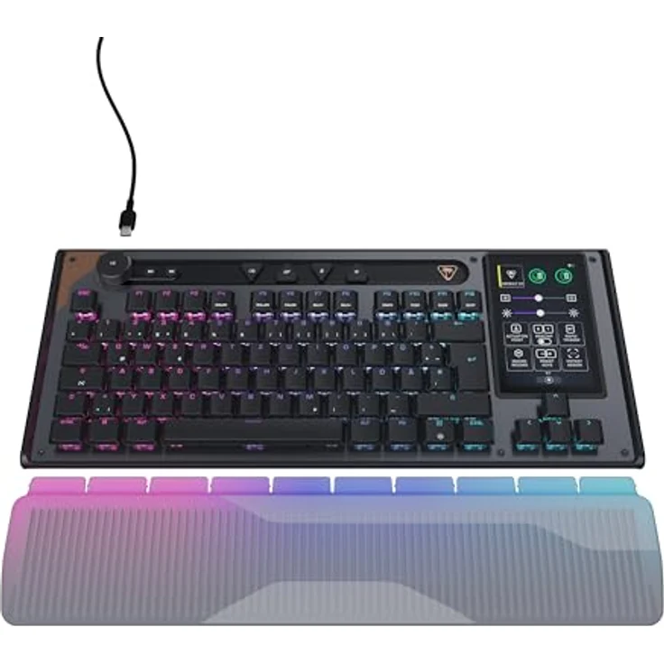 TURTLE BEACH Command KB7 TKL, kabelgebundene Gaming-Tastatur mit 4,3 ...