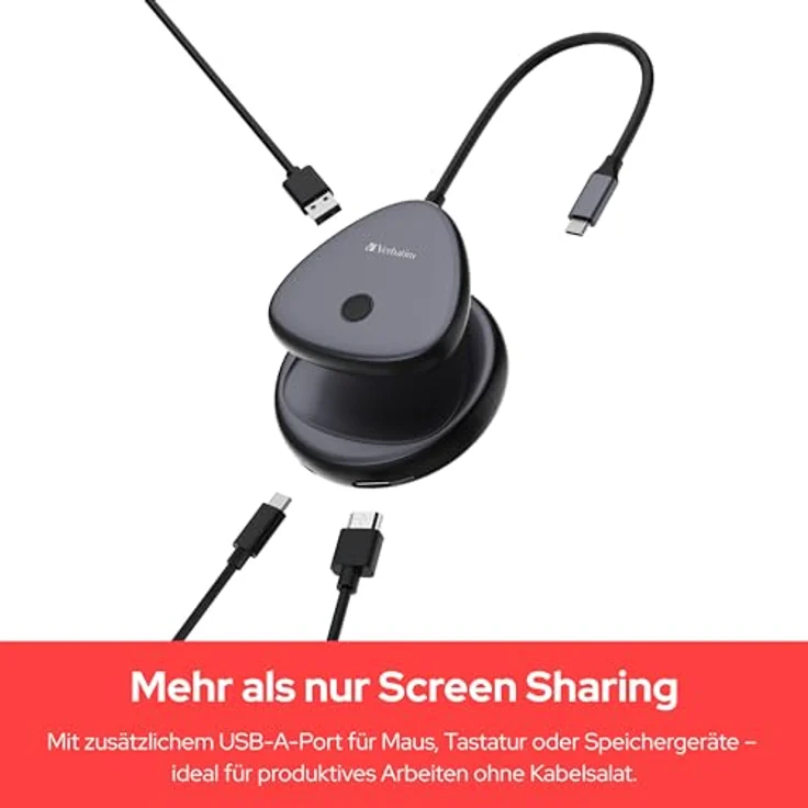 Verbatim Share My Screen 4K, HDMI Wireless Transmitter und Receiver für ...