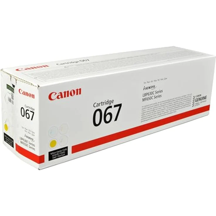 Canon 067 Y, Original gelber Toner mit einer Druckleistung von ca. 1. ...