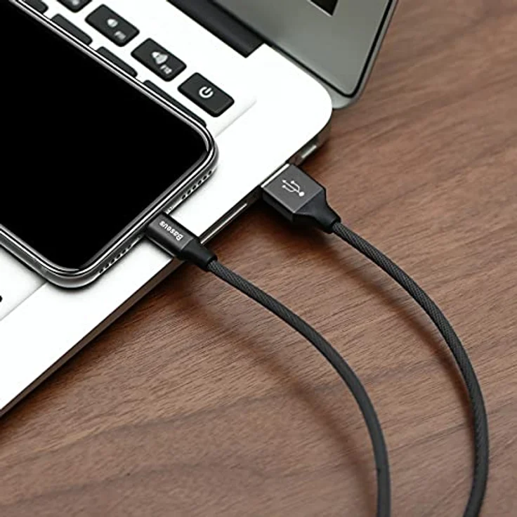 Baseus Yiven USB / Lightning Ladekabel, geflochtenes Textilkabel, 1,8m ...